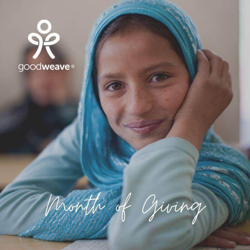 2021 Month of Giving: GoodWeave International - Rugs by Roo