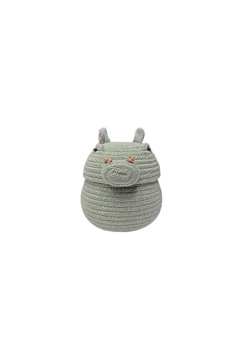 Rugs by Roo | Mini Henry the Hippo Kids Fabric Storage Basket