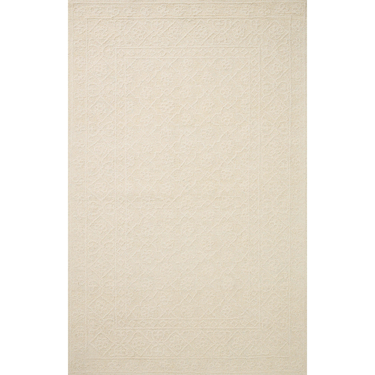 Rugs by Roo | Loloi Cecelia Ivory Large Handmade Wool Rug