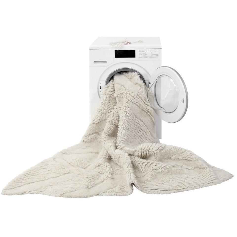 Lorena Canals Enkang Ivory Woolable Area Rug | All Natural Washable ...